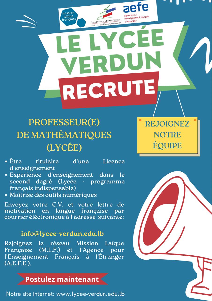 Mission Laïque Française Lycée franco-libanais Verdun